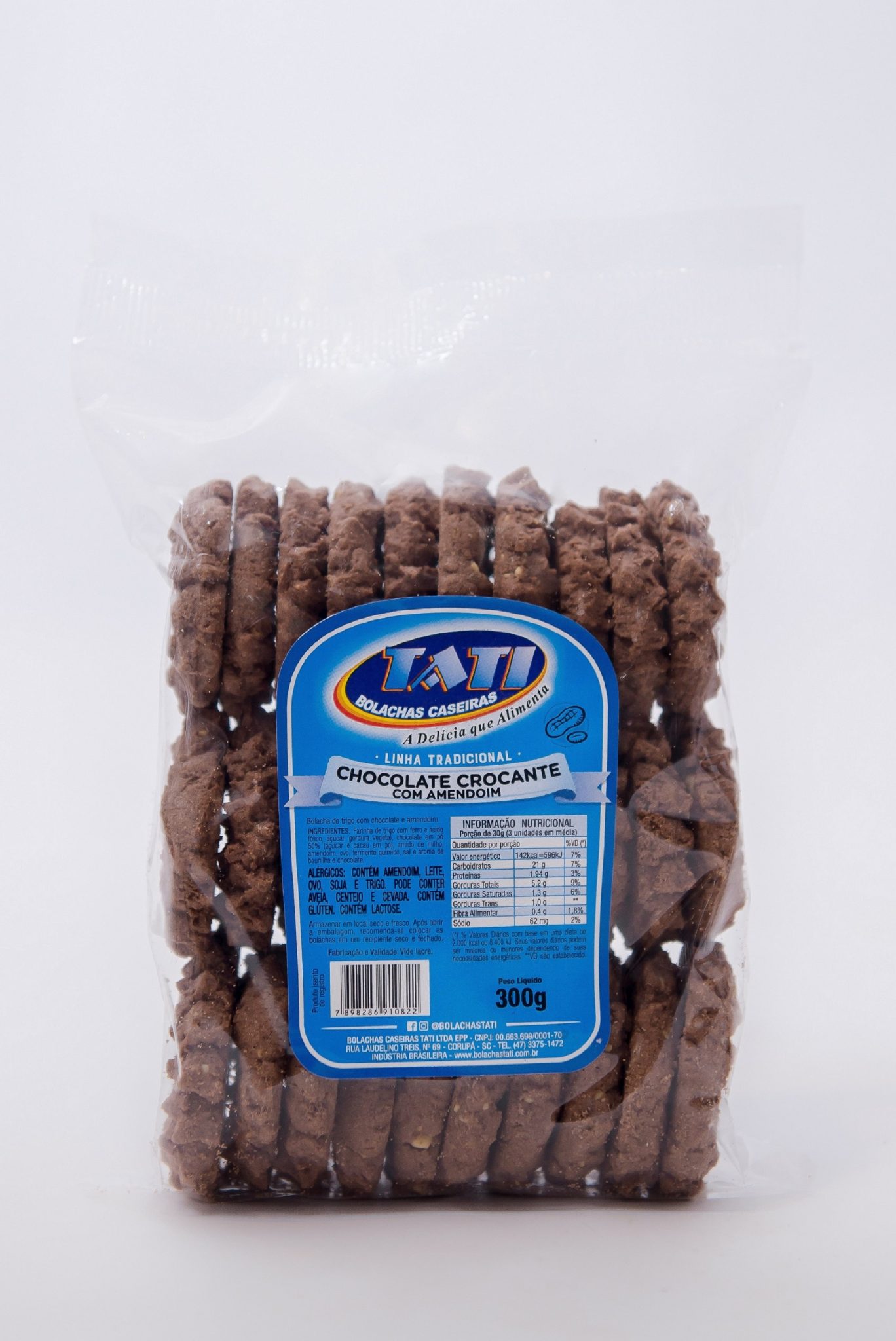 Chocolate Crocante com Amendoim – Bolachas Tati